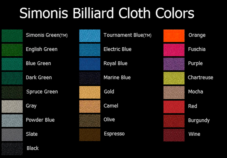 Championship Billiard Felt Colors Move A Pool Table Championship Billiard Felt Colors Move A Pool Table